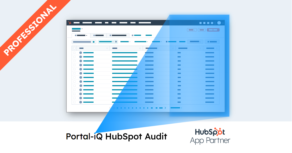 HubSpot Audit – get a free HubSpot Health Check now